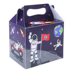 Party Food Boxes Space Planets Solar System Astronaut Themed Party ...