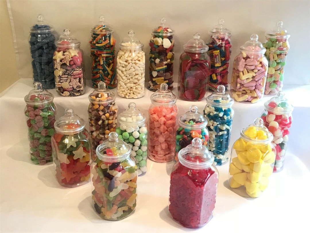Plastic Sweet Jars Slight Seconds 995ml and 970ml 10 to 100 Plastic ...