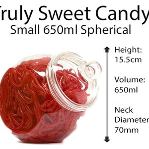 14 Plastic Sweet Jars, 7 Styles, 2 Tongs, 50 Bags. Create Your Own ...