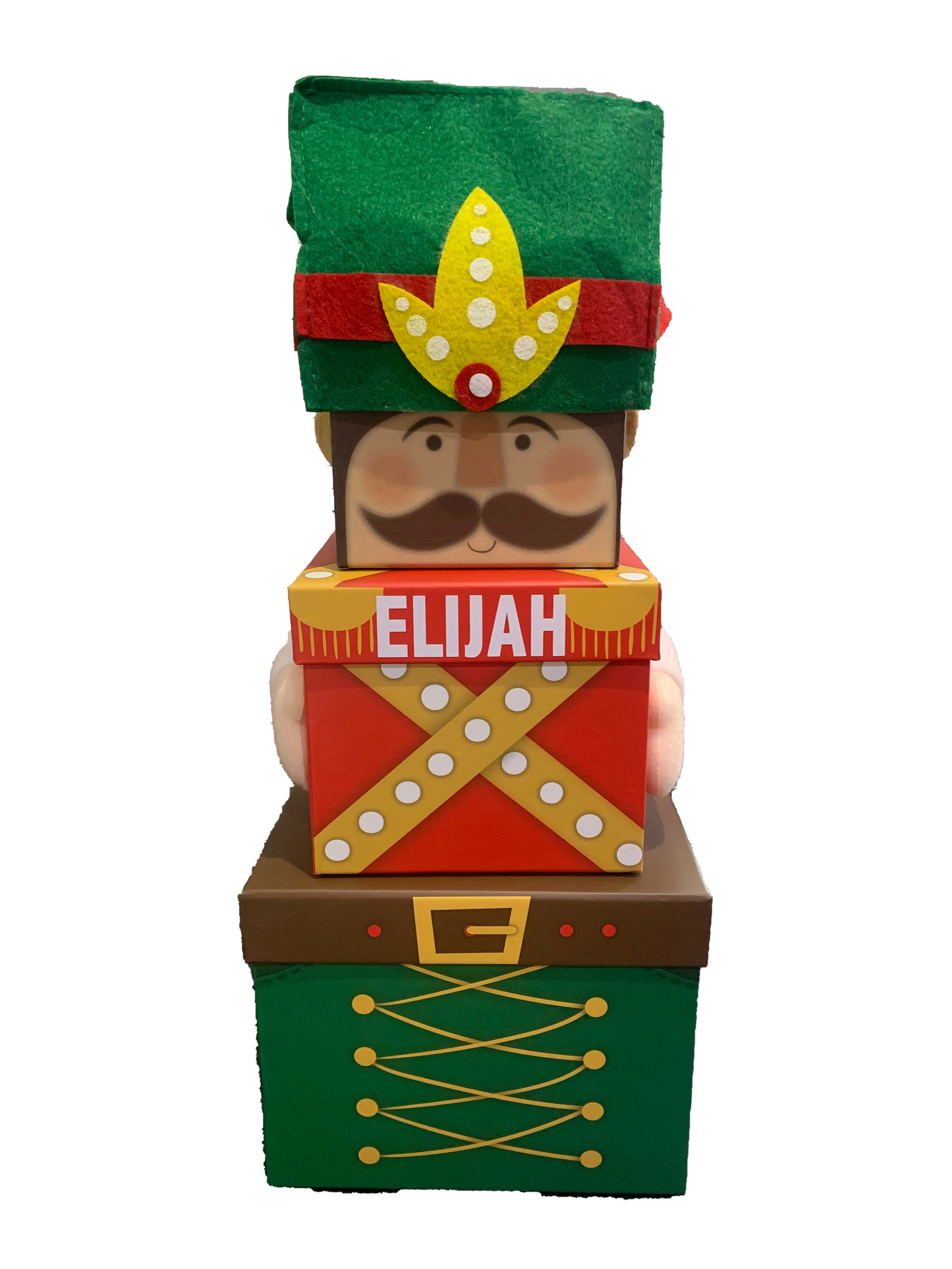 Personalised Christmas Plush Gift Boxes Santa Snowman Polar | Etsy