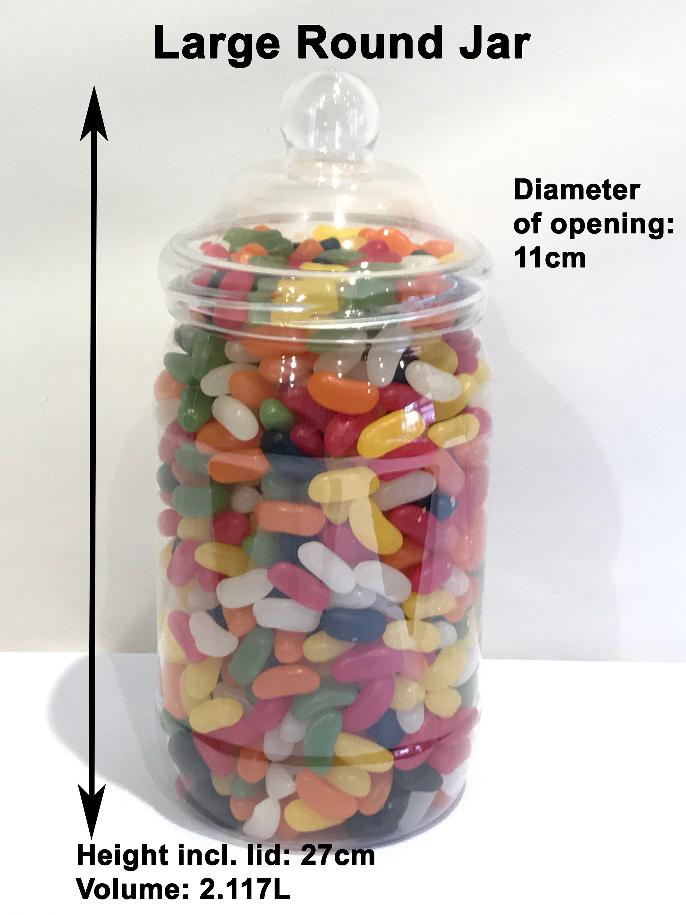 Vintage Plastic Sweet Jars 12 Jars for Do it yourself Candy | Etsy