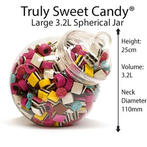 11 Retro Plastic Sweet Jars of 7 Different Sizes/styles for Truly Sweet ...