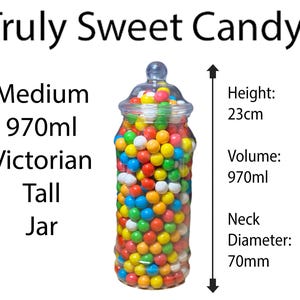 14 Plastic Sweet Jars, 7 Styles, 2 Tongs, 50 Bags. Create Your Own ...