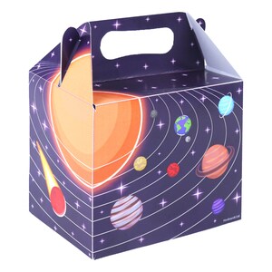 Party Food Boxes Space Planets Solar System Astronaut Themed Party ...