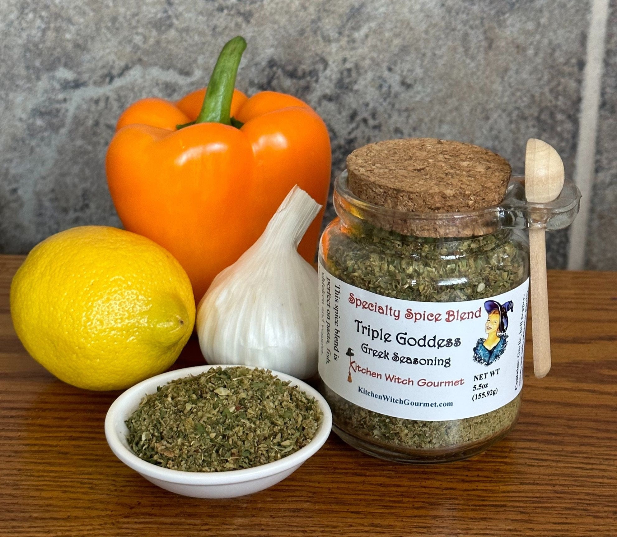 Triple Goddess Greek Seasoning | Kitchen Witch Gourmet | Magical Spice ...