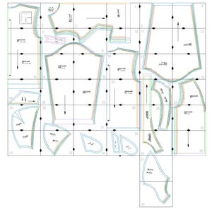 Men Jacket PDF Pattern, Size S-XL, A0 A4 Us Letter, Rain Jacket Sewing ...