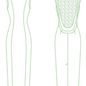 Dress Pattern, Size XS-L, A4/a0/us Letter, Sewing Pattern PDF, Dress ...