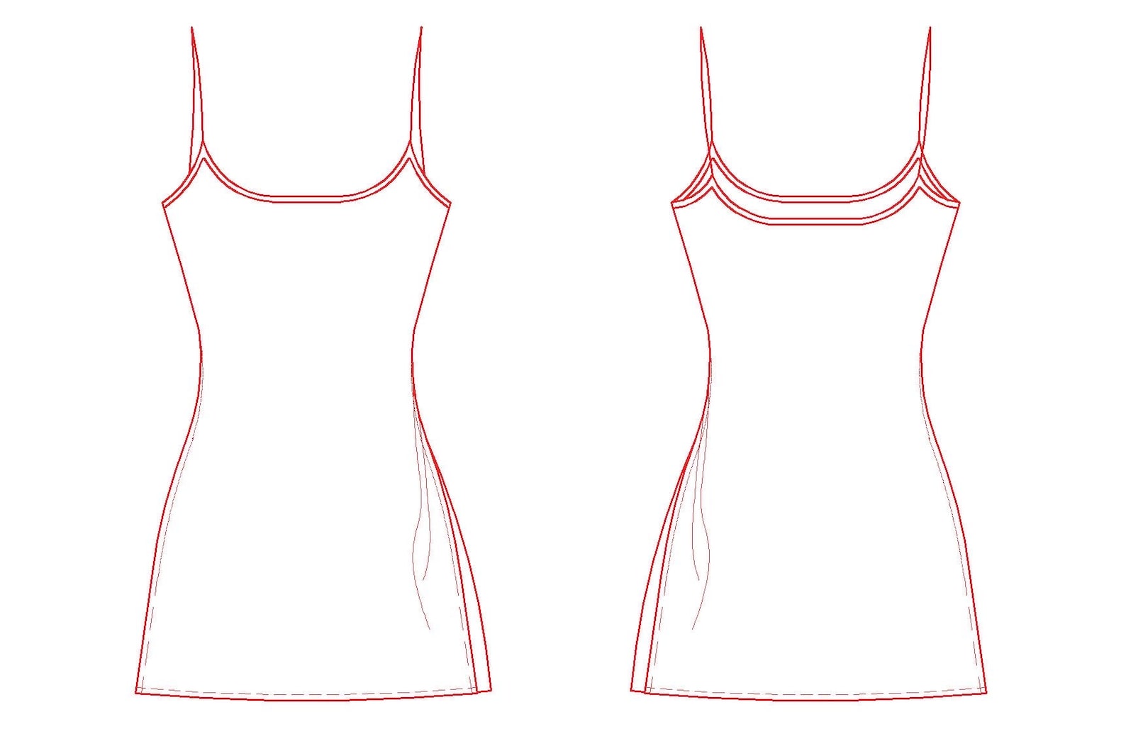 Negligee Pattern Sewing Pattern PDF Size XS L A4/A0/US - Etsy