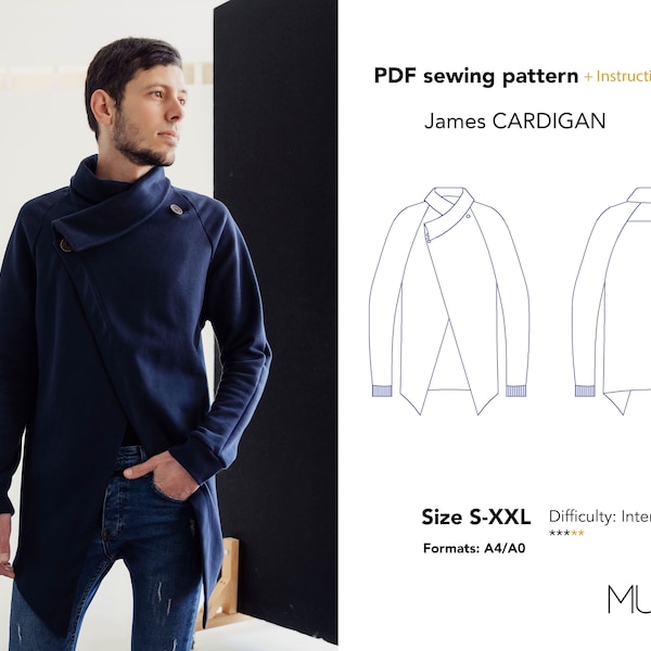 Sewing Pattern Men - Etsy UK
