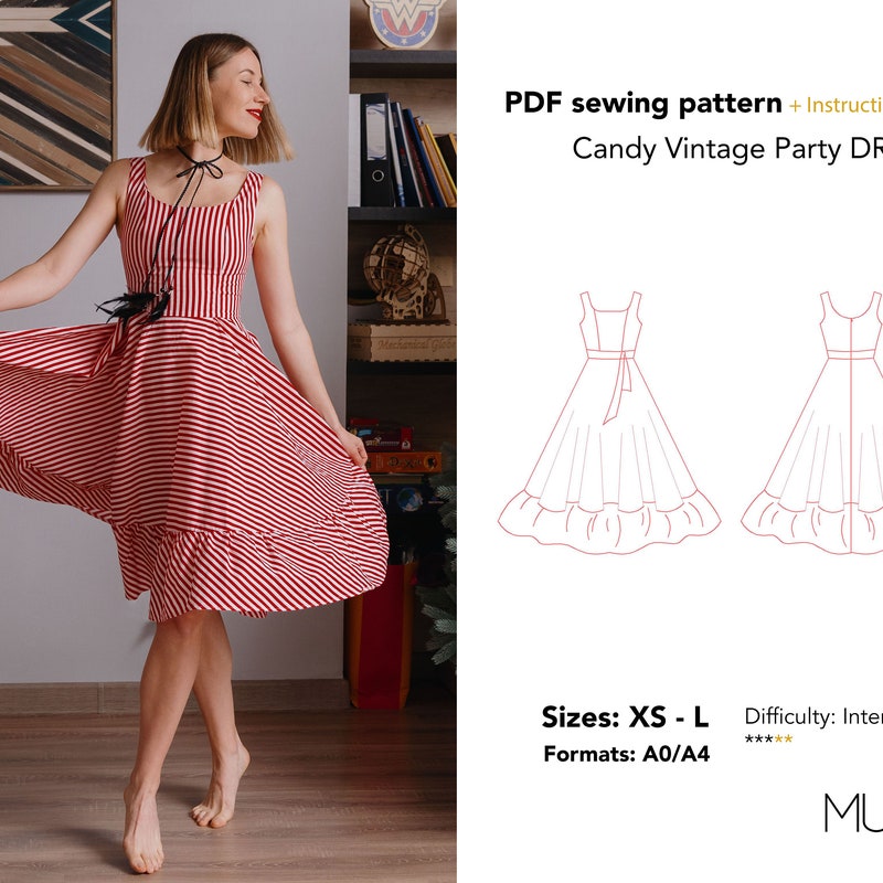 Womens Dress Pattern - Etsy