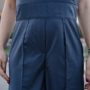 Jumpsuit PDF Sewing Pattern, Size S, A0 A4, Sewing Pattern PDF, Midriff ...