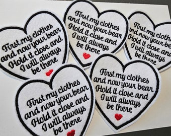 Sew on Memory Patch for Memory Pillow or Memory Quilt. - Etsy