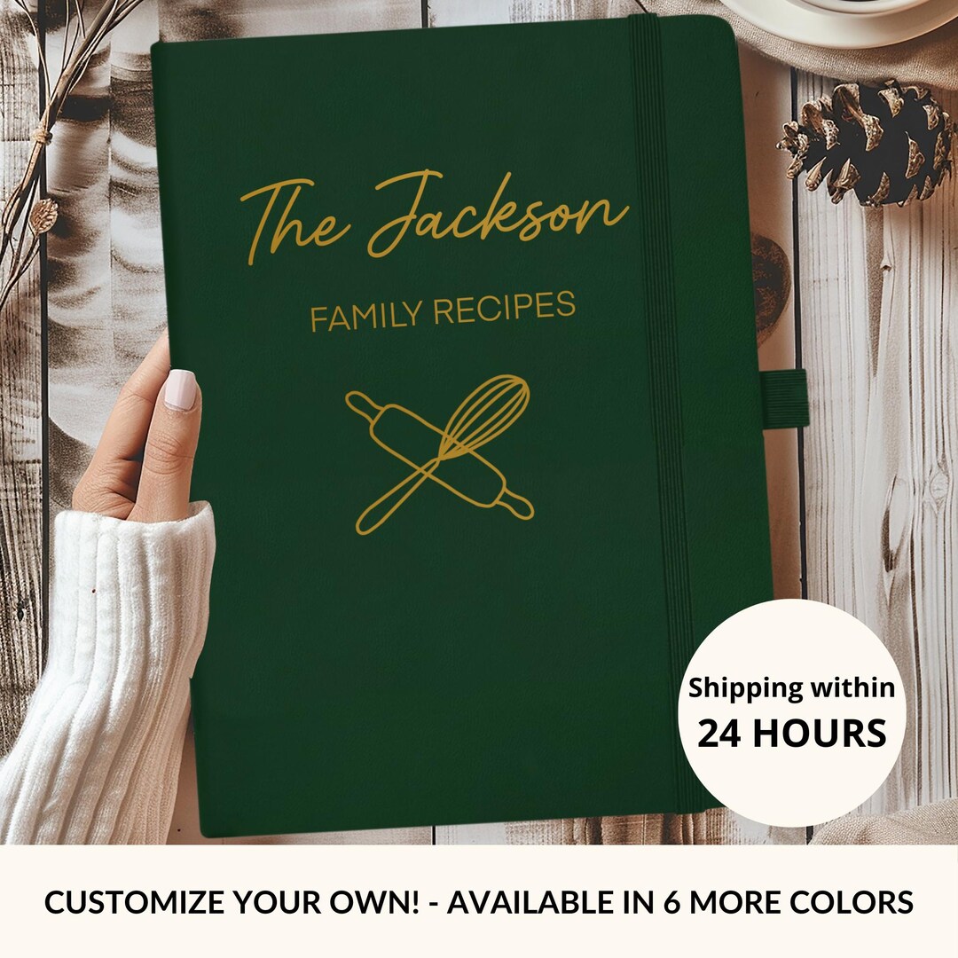 Personalized Family Recipe Notebook – Custom "the [your Family Name ...