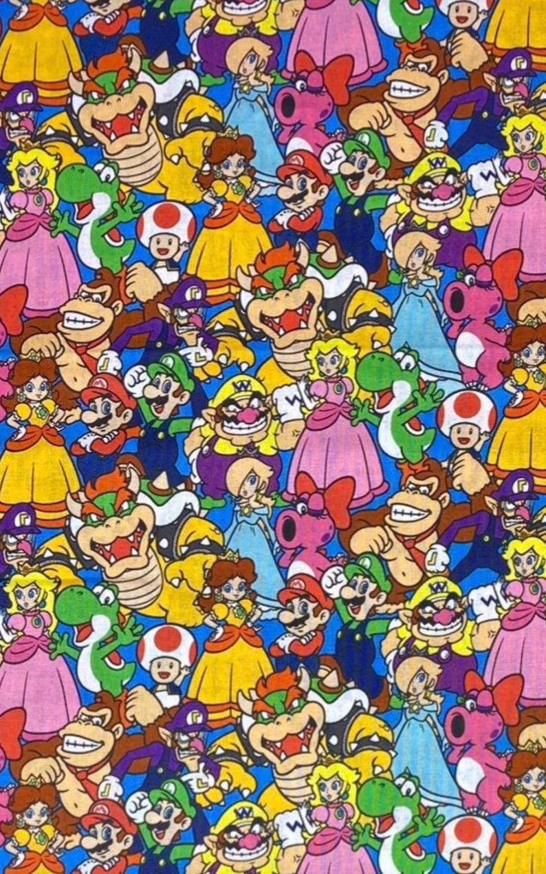 Super Mario Birthday Jeans//shorts Mario Brothers Boys Made | Etsy