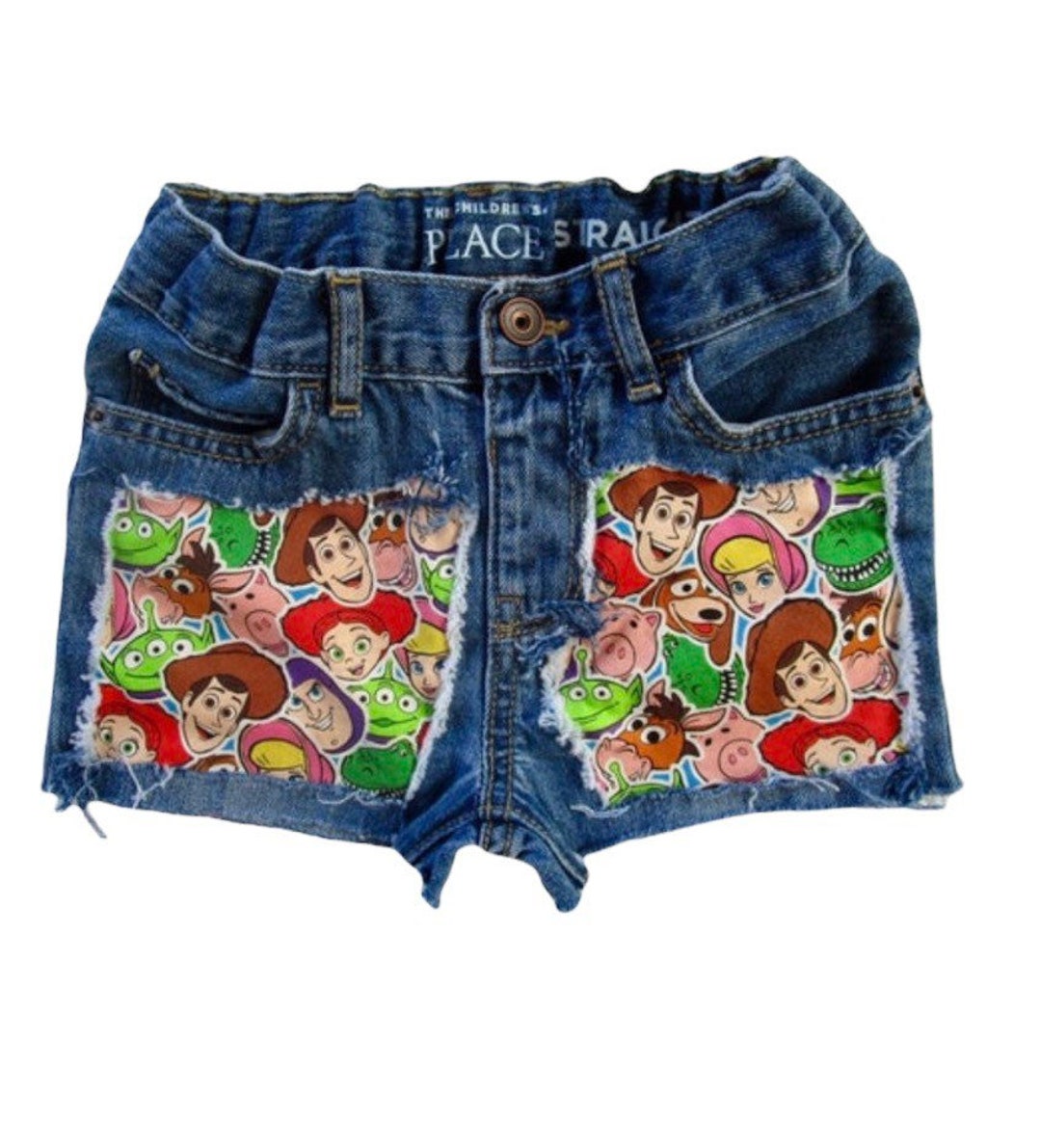 Toy Story Shorts Birthday Cut Offs Distressed Made With Toy Story ...