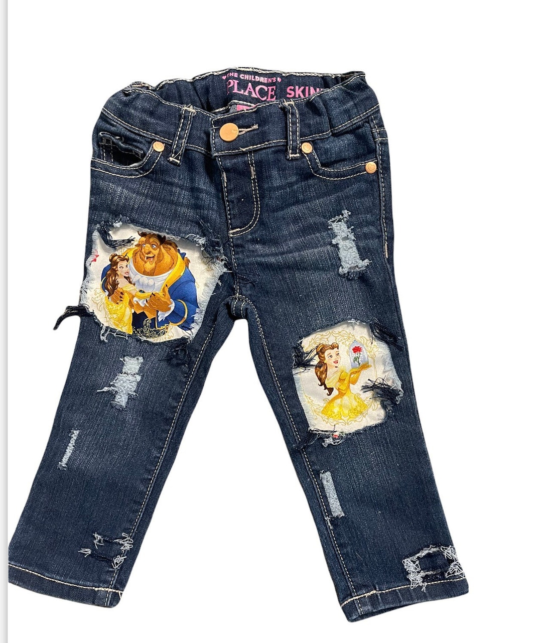 Beauty and the Beast Birthday Skinny Jeans Disney Princess Denim ...