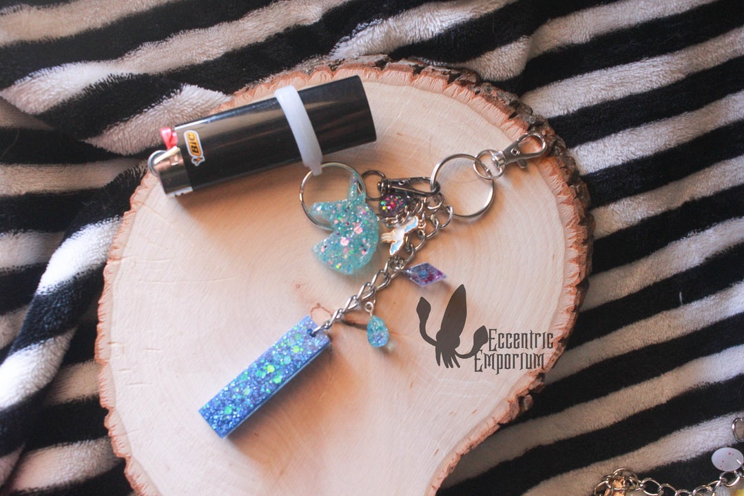 The Blue Unicorn Kawaii Keychain --vape Battery Charm-- - Etsy