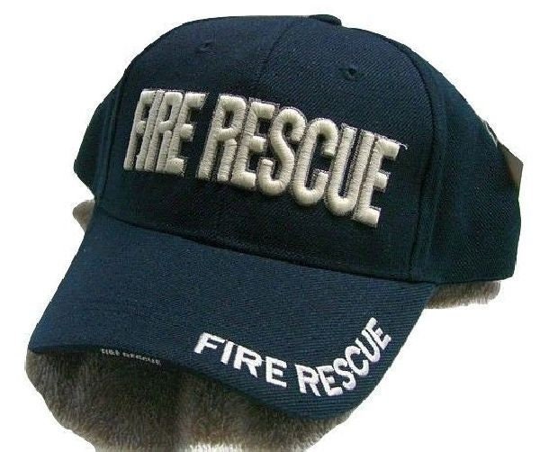 Vintage Fire Rescue Low Profile Navy Blue Ball Cap Never Worn - Etsy