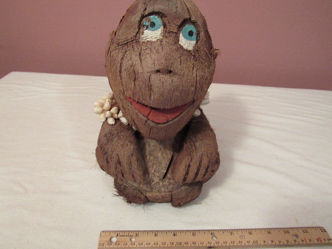 Handmade Coconut Monkey - Etsy