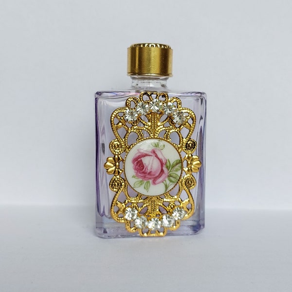 Rose Perfume Bottle - Etsy