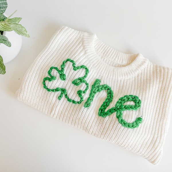Embroidered Shamrock - Etsy