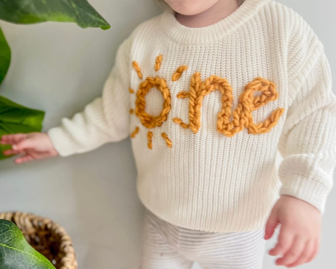 Sun First Birthday Sweater, First Birthday Outfit, First Birthday Sun ...