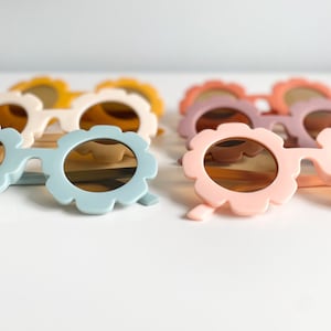Personalized Daisy Sunglasses: Retro Flower Sunglasses With Name Beads ...