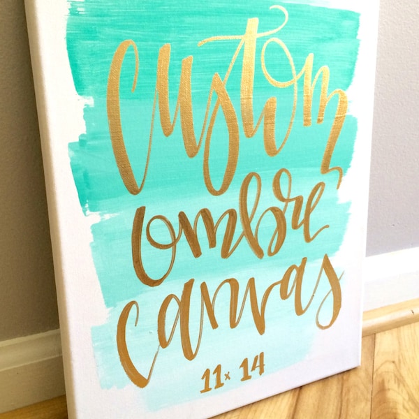 Custom Canvas Quote - Etsy