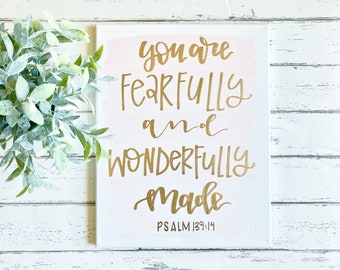 Fearfully and Wonderfully Made - Etsy