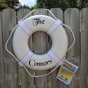 Decorative Life Ring / Custom Life Ring / Nautical Decor for Wall ...