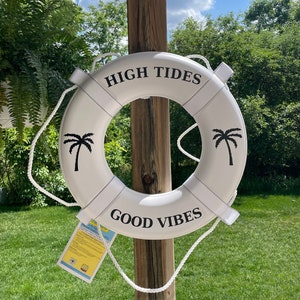 Custom Life Ring - USCG Life Ring | Boat Wedding | Custom Boat Decor ...