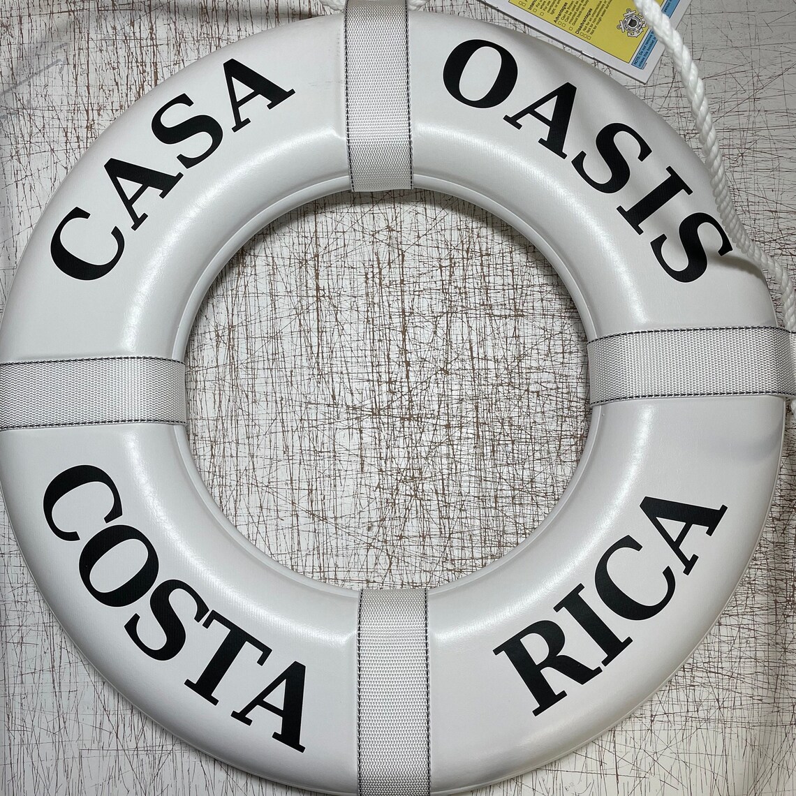 Personalized Life Ring Custom Life Ring 4 Sided Custom - Etsy