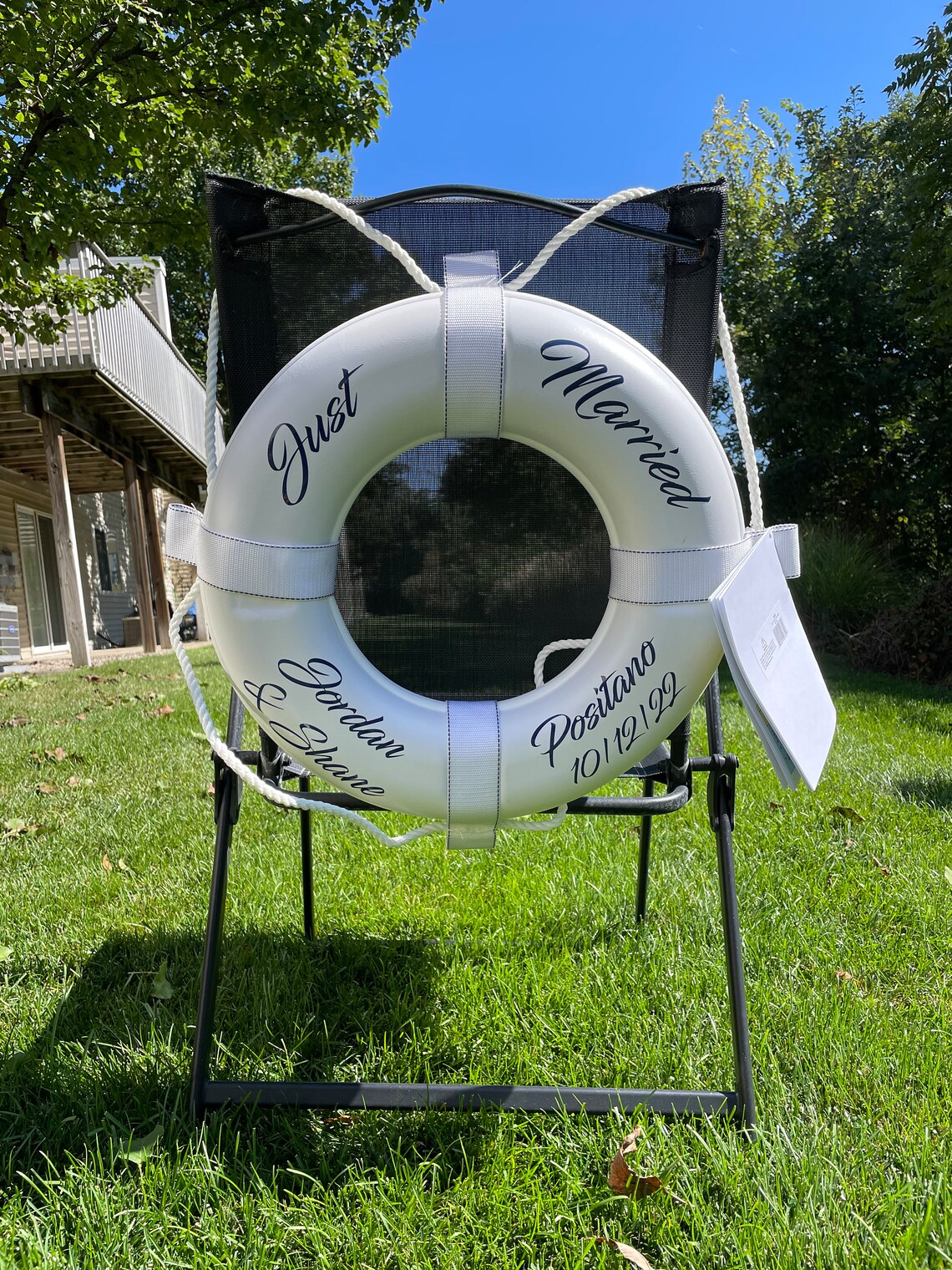 Personalized Life Ring Custom Life Ring Wedding Gift - Etsy