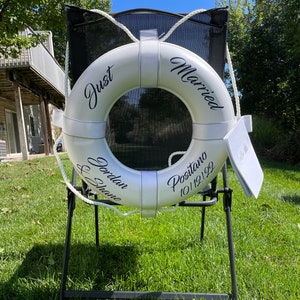Personalized Life Ring | Custom Life Ring - Wedding Gift | Custom Pool ...