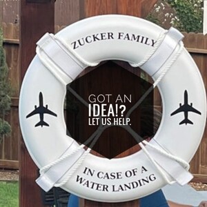 Custom Life Ring | Custom Life Ring - | Custom Pool Decor | Custom Boat ...