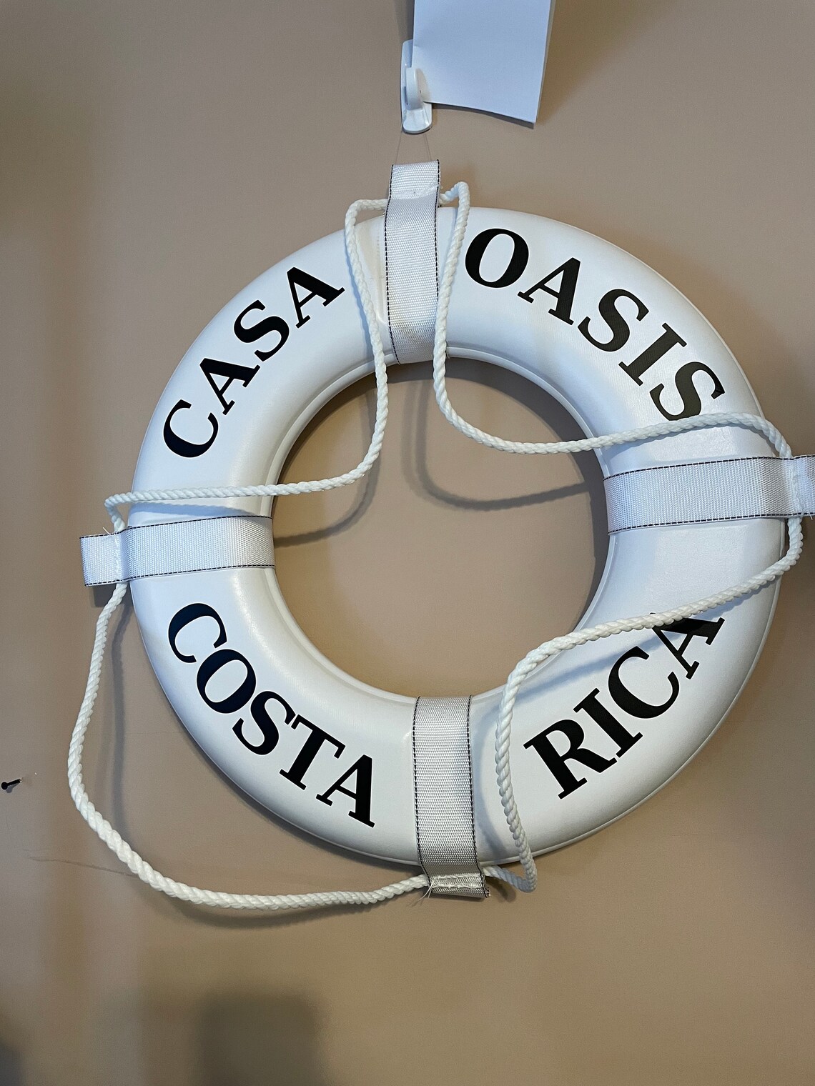 Decorative Life Ring | Custom Life Ring - 4 Sided | Custom Pool Decor ...