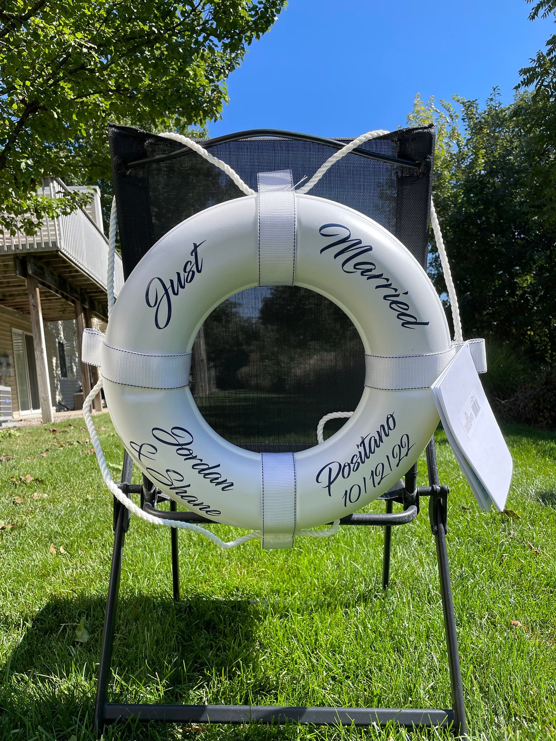 Personalized Life Ring Custom Life Ring Wedding Gift - Etsy