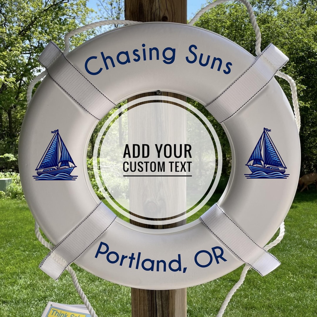 Decorative Life Ring - Custom Life Ring | Custom Pool Decor | Custom ...