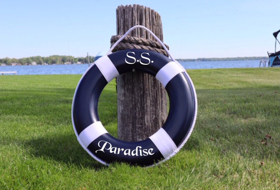 Custom Life Ring Nautical Decor | Custom Life Ring | Gift for Sailor ...