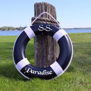 Custom Life Ring Nautical Decor | Custom Life Ring | Gift for Sailor ...