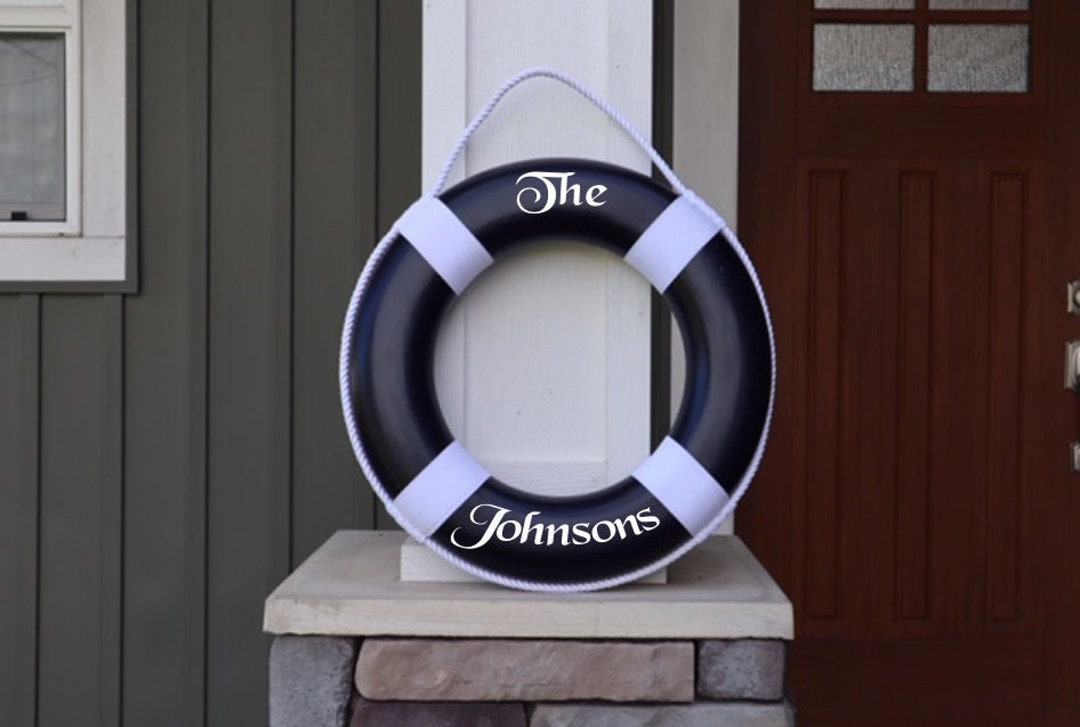 Personalized Life Ring | Nautical Decor | Nautical Gift | Boat Decor ...