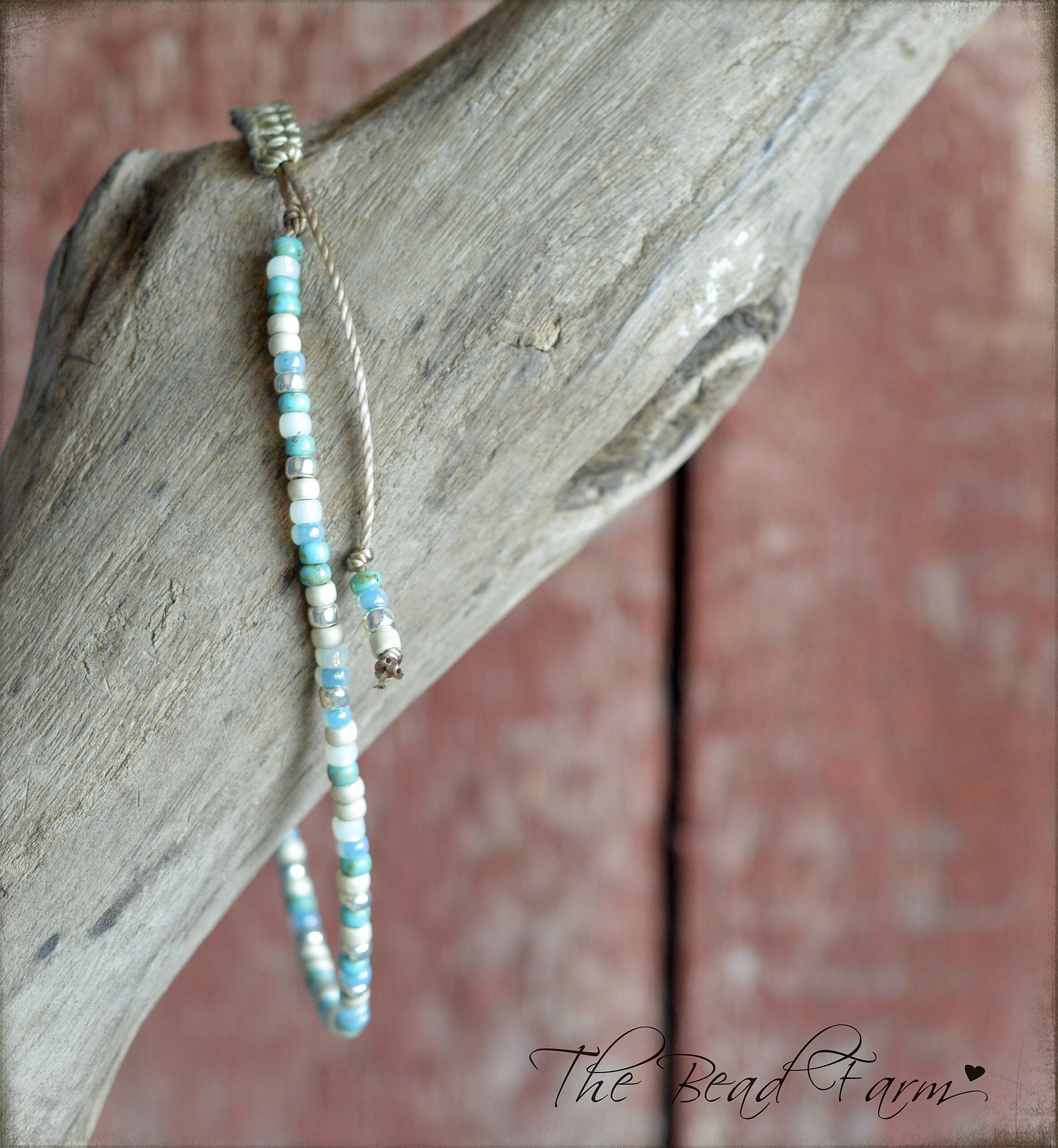 Handmade String Bracelet or Anklet Dainty Yoga Style Seed - Etsy