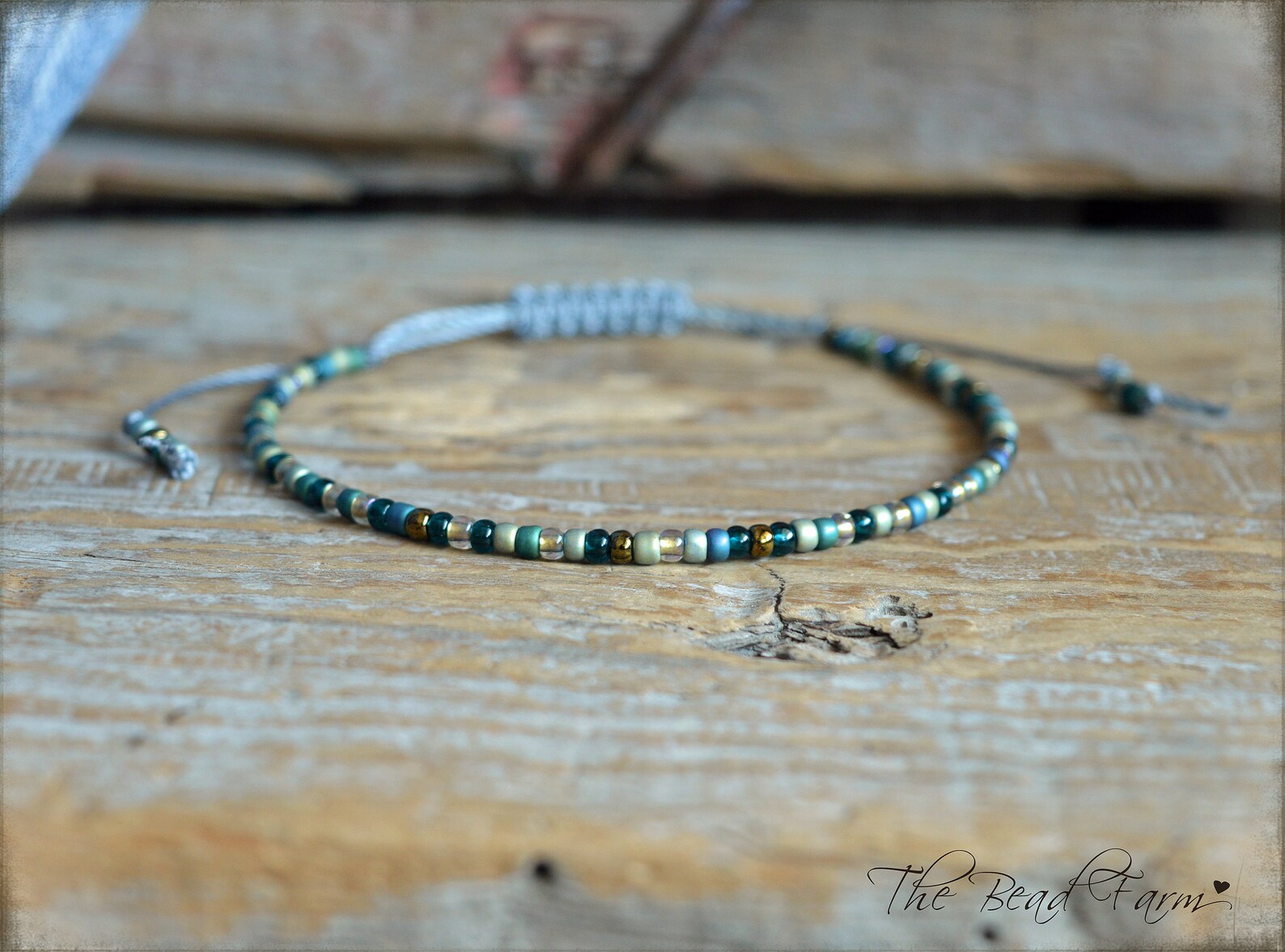 Handmade String Bracelet or Anklet Dainty Yoga Style Seed - Etsy