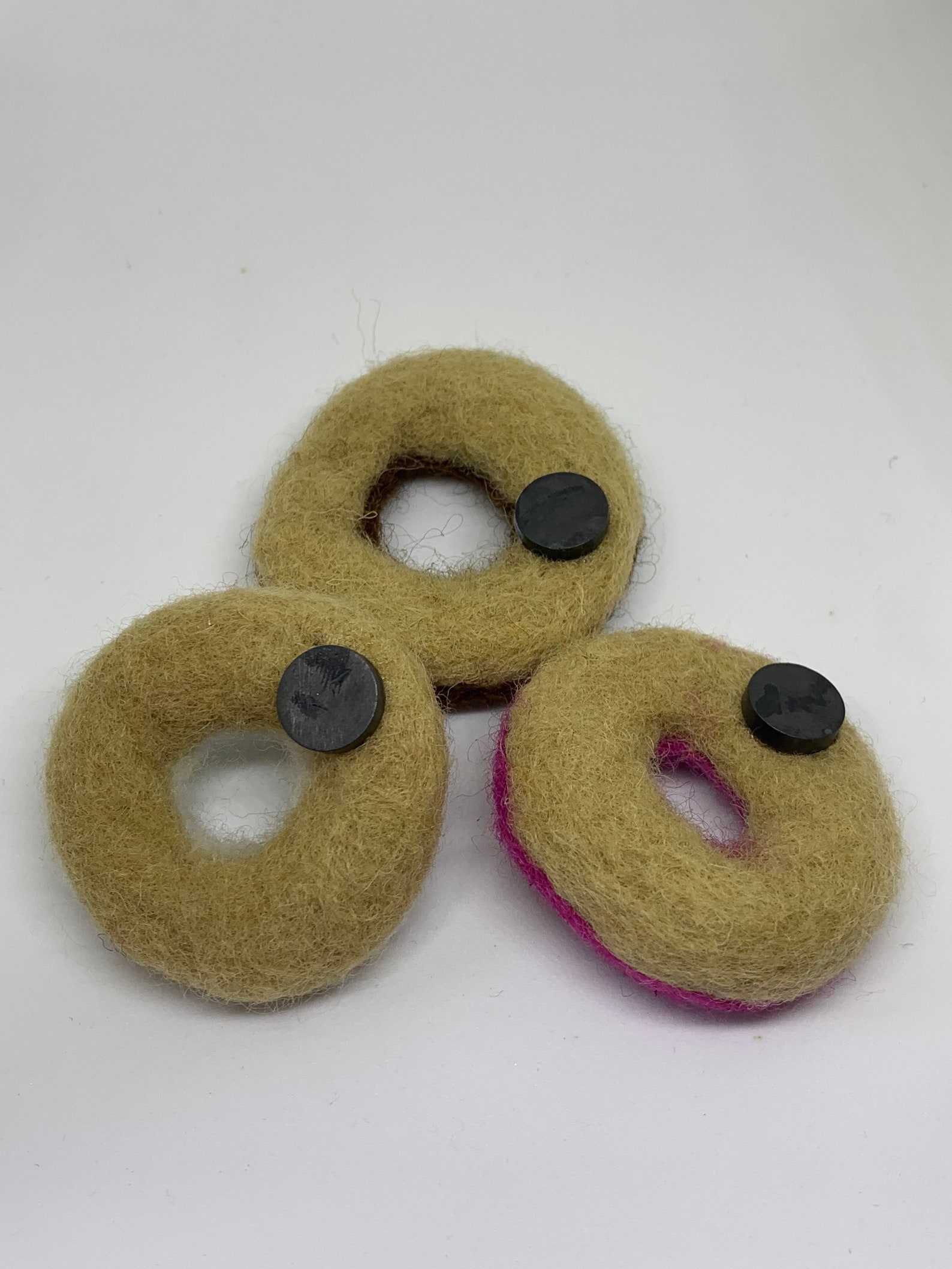 A Trio of Donuts Fridge Magnets Gift - Etsy