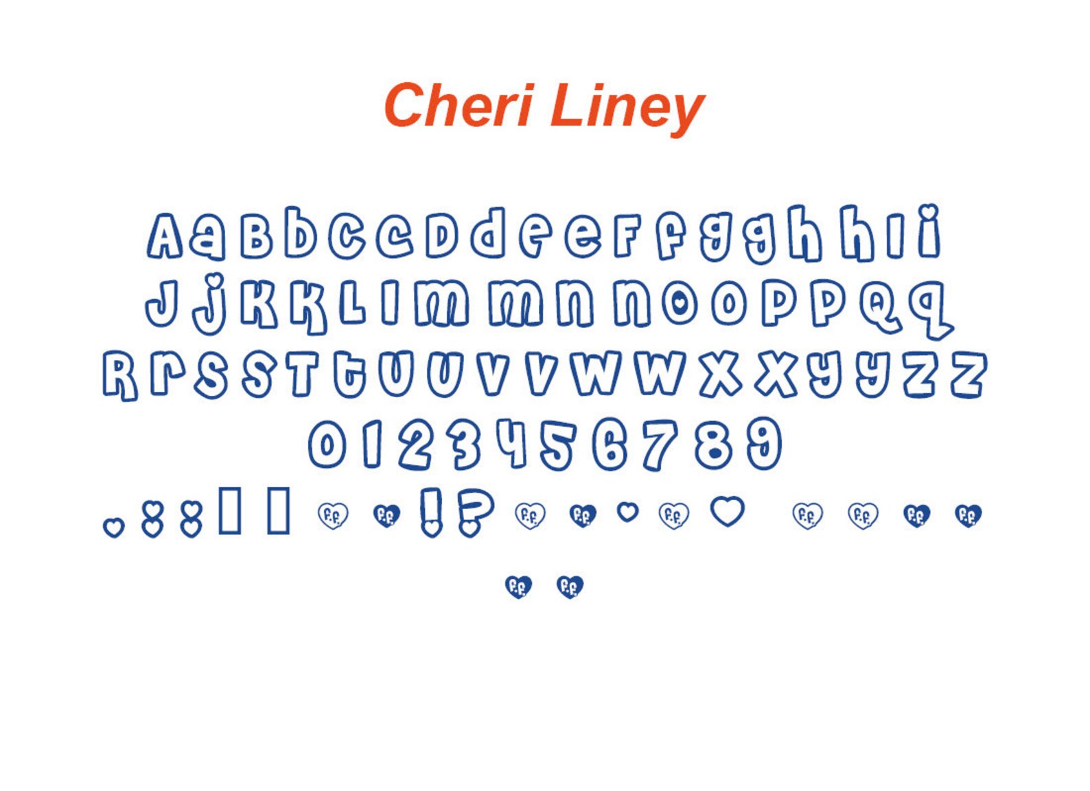 Embroidery Font Cheri Liney 8 Size - Etsy