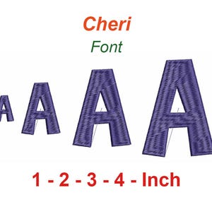 Cheri Font Embroidery Font - Etsy