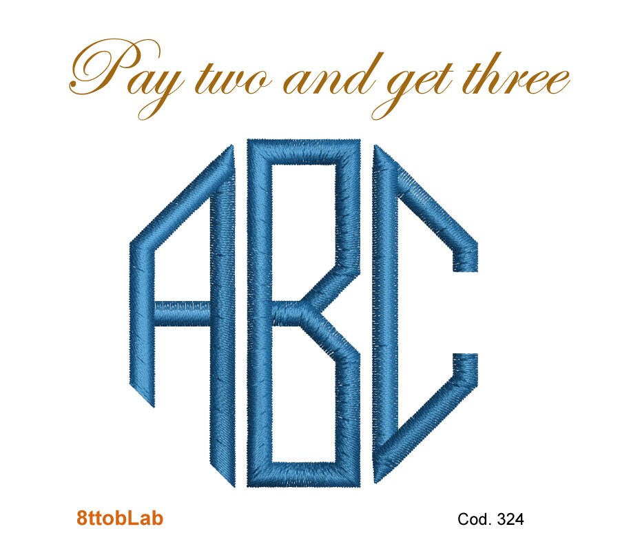 Embroidery Monogram - Etsy