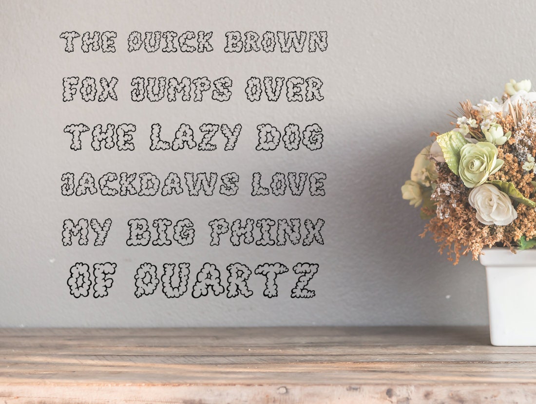 Alpha Smoke Font Design Files Alphabet Svg Eps Png Studio3 - Etsy