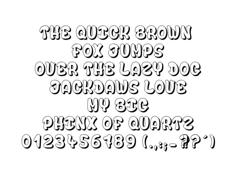 Bubble Soap Svg Font Files Eps Png Dxf Studio3 - Etsy