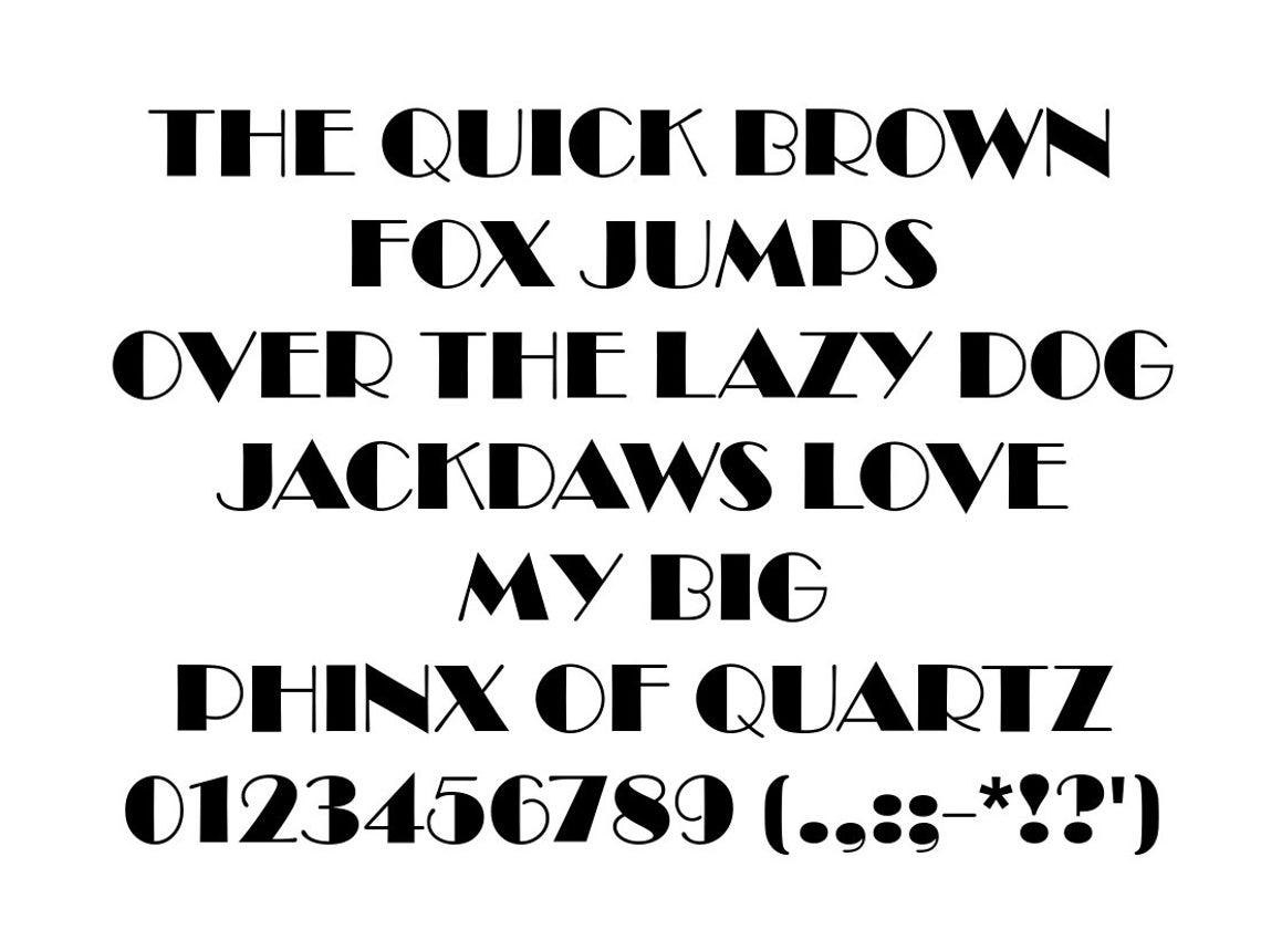 Broadway Svg Fonts Alphabet Eps Png Dxf Studio3 - Etsy